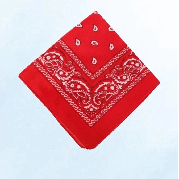 Target | Accessories | Red Bandana Scarf Accessory From Target | Poshmark